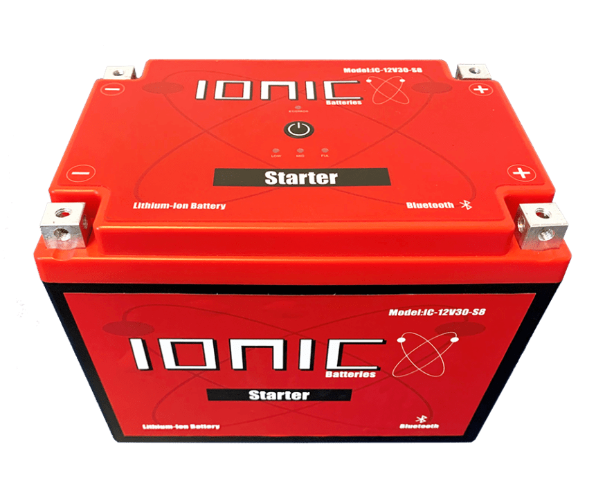 Buy 12V 30Ah Battery | Ionic Starter Batteries | LithiumHub