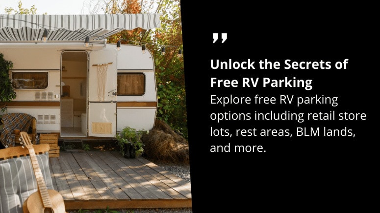 Free RV Parking 101: Essential Tips and Locations